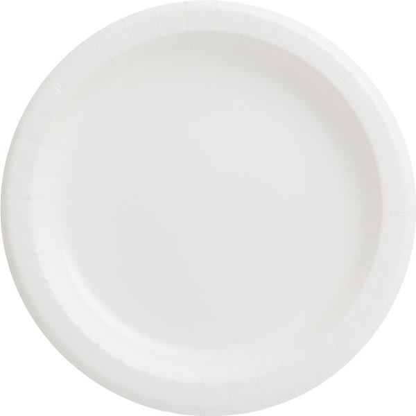 Paper Plate 8.5 Inch White, Case Of 500 | HD Supply