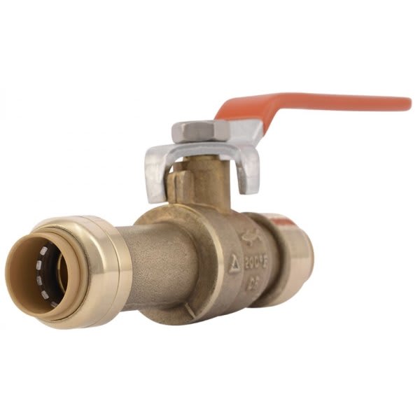 Flowtite® Push On Angle Stop Valve 1/2" Push-To-Connect X 3/8 ...
