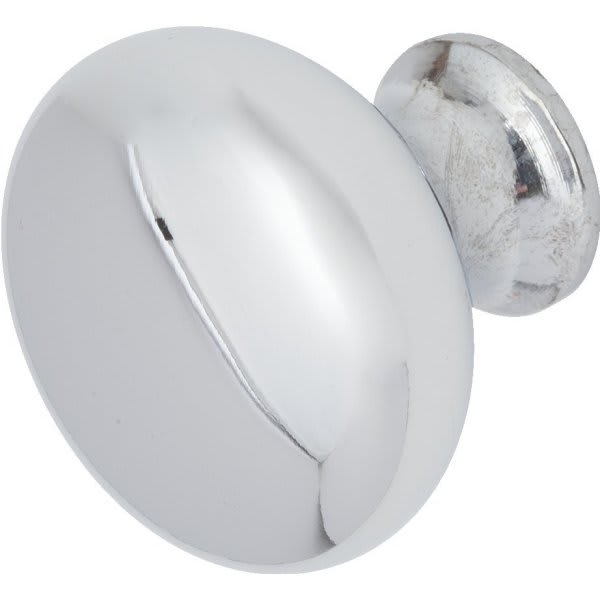 1-1/2" Die-Cast Zinc Cabinet Knob Polished Chrome, Package of 5 | HD Supply