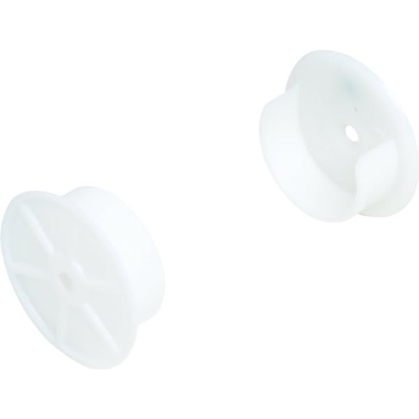 Bi-Fold Dr Trk W/ Pivot Sockets, Stl, Wt Enamel 1-Set | HD Supply