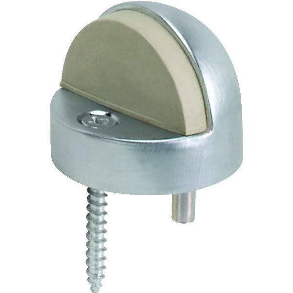 3 in Commercial Flexible Spring Door Stop (50-Pack) (Brass) | HD Supply