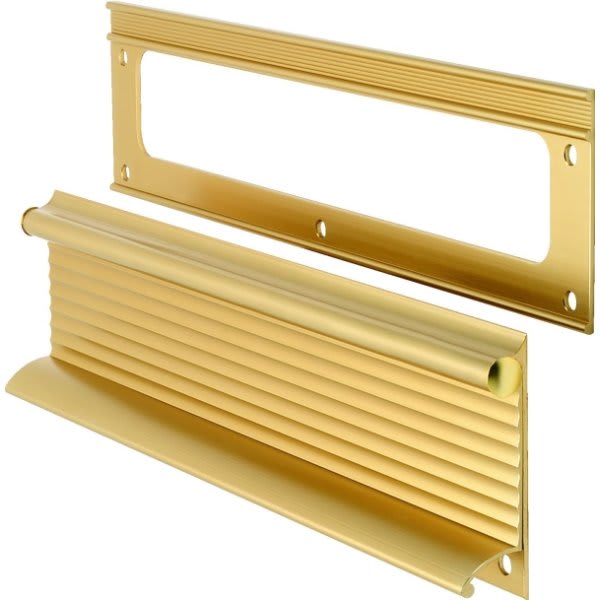 Gibraltar Mailboxes Steel Mail Slot With Satin Nickel Finish | HD Supply