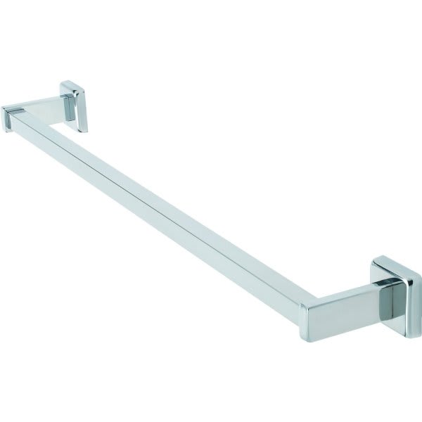 Lenape White Plastic Spring Loaded Towel Bar 3/4 x 24" | HD Supply