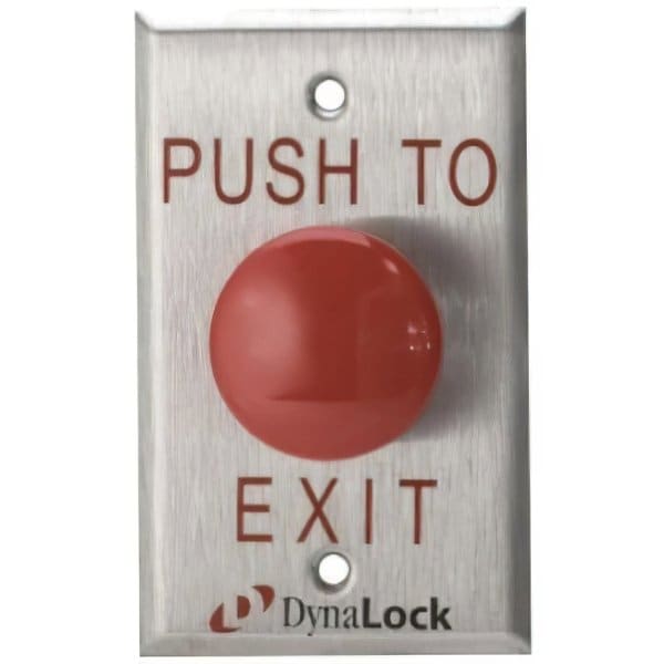 Locknetics Security Adjust Delay Push Button 1-5/8" Red Dpdt | HD Supply