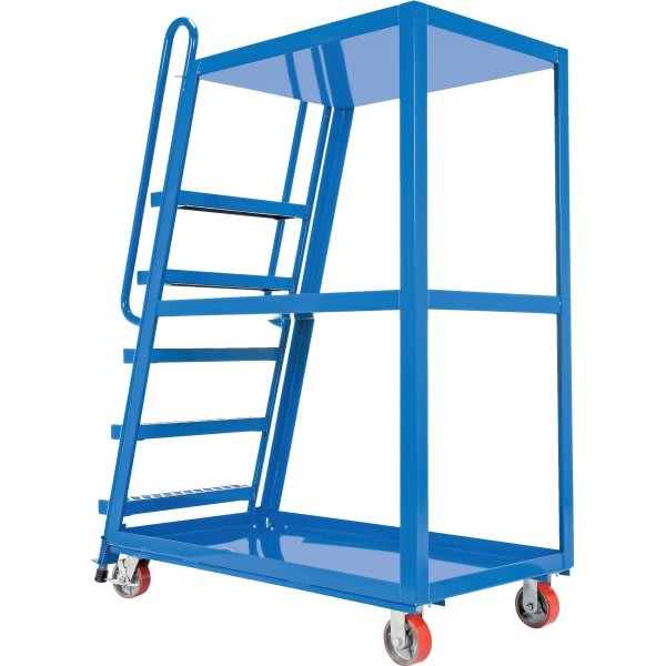 Vestil Blue Hydraulic Steel Cart 20 x 39.5" | HD Supply