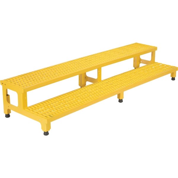 Vestil Steel Adjustable 2-Step Stand | HD Supply
