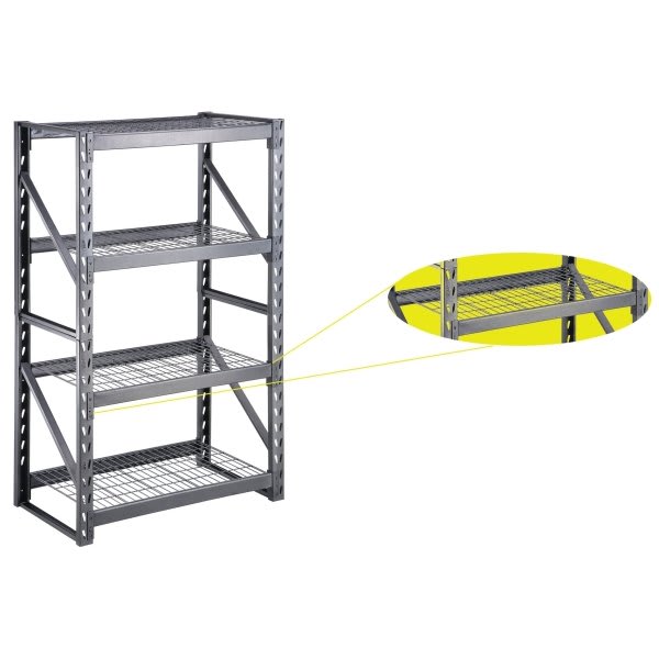 72 x 36 x 18" 5-Shelf Industrial Storage Rack | HD Supply