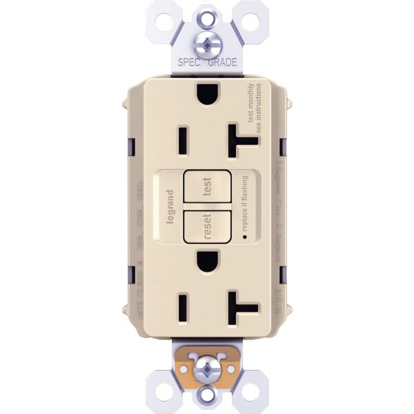 Leviton 20 Amp 250-Volt Nema 6-20r 2-Pole Single Straight Blade ...