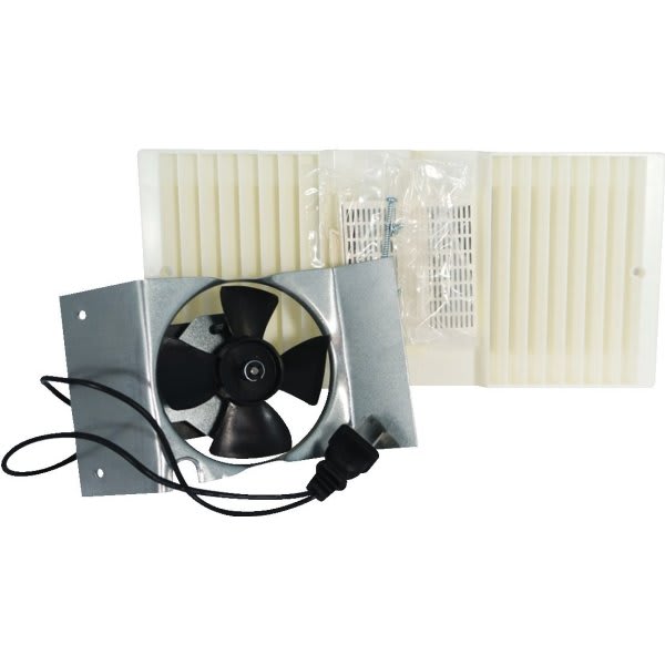 Tekquest Rush Hampton Ca 90 Ductless Fan, Complete Kit, White | HD Supply
