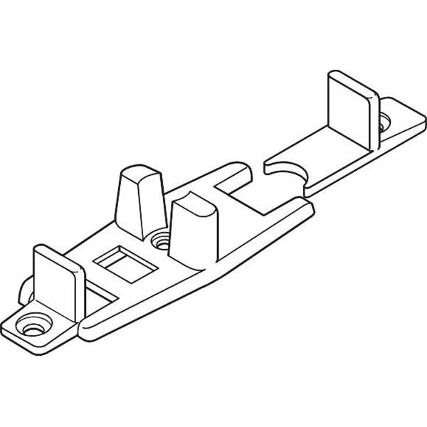 Nylon/Steel Adjustable Bypass Door Guide, Pack of 4 | HD Supply