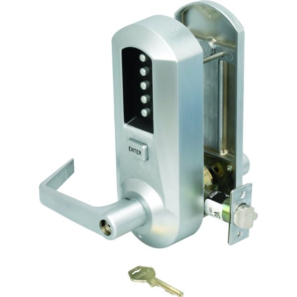 Shield Security® Commercial Liverpool Entry Lever, Satin Chrome | HD Supply