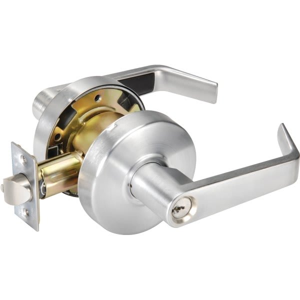 Yale Lever Lock 4602ln Au 626 Privacy, Bedroom Or Bath Lock Augusta ...