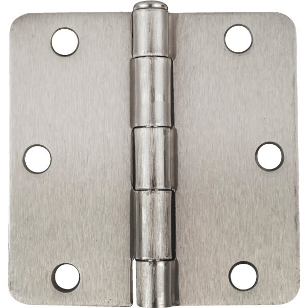 4-1/2" Commercial Ball Bearing Door Hinge Satin Chrome, Package of 3 ...