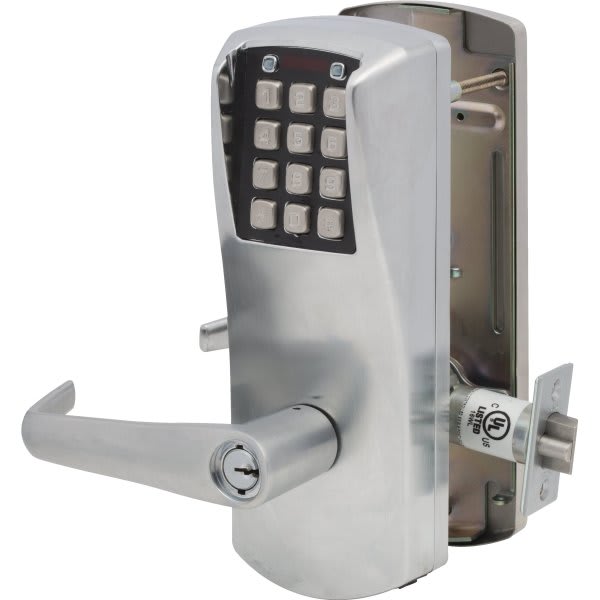 Kaba Access Simplex® L1000 Mechanical Pushbutton Lock (Satin Chrome ...