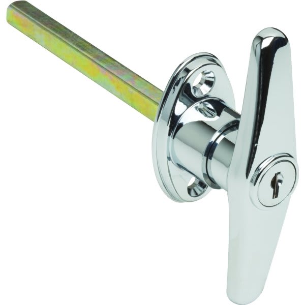 Chrome 5/16" X 4-5/8" Square Shaft Diecast Keyed T-Handle | HD Supply