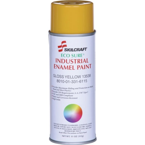 Rust-Oleum Traffic Spray Paint, Yellow, 18 Oz, Case Of 6 | HD Supply