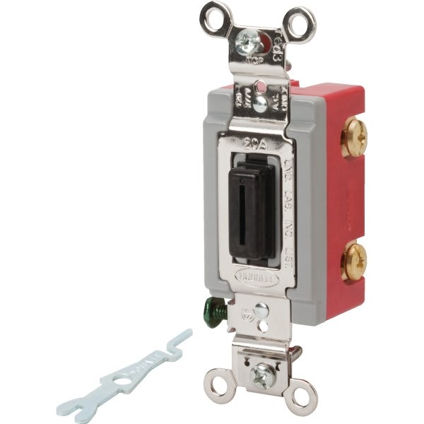 Hubbell-PRO 15 Amp 120/277 VAC 3-Way Toggle Switch | HD Supply