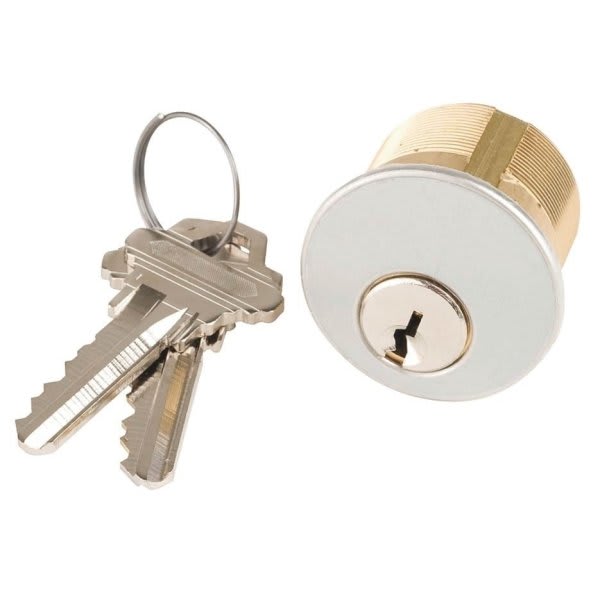 Kaba Ilco Mortise Cylinder-Standard Cam, Sc1 Kd Satin Chrome | HD Supply