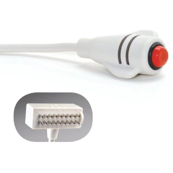 Crest Healthcare 10 Ft Ektacom 15-Pin Plug Econocall Nurse Call (White ...
