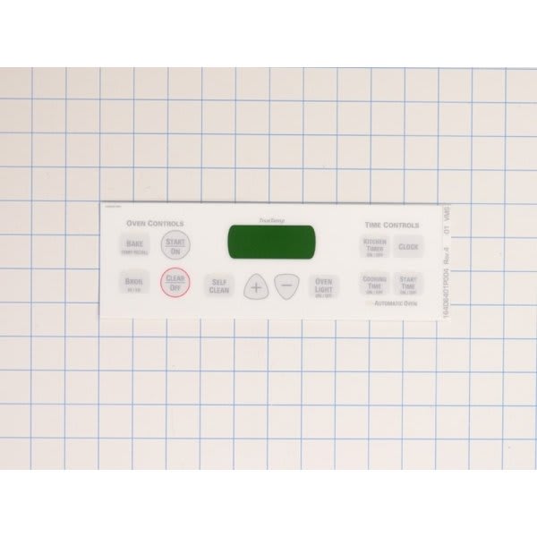 General Electric Control Faceplate Graphics Assembly For Oven, Part # ...