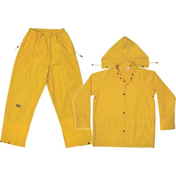 SAS Safety® 3-Piece Yellow Rain Suit Large | HD Supply