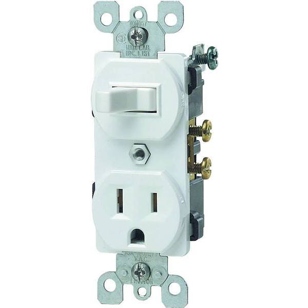 Leviton 20a 250v Nema 6-20r 2-Pole Commercial Grade Straight Blade ...