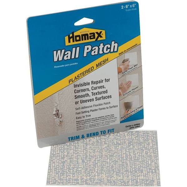 Homax 6 x 6 in Pre-Plastered Mesh Drywall Patch (2-Pack) | HD Supply