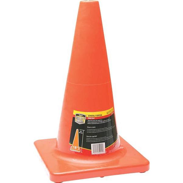 Fluorescent Orange Reflective Safety Traffic Cone | HD Supply
