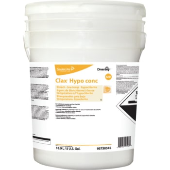 5 Gallon Diversey Clax Hypo 42B1 Bleach Laundry Destainer | HD Supply