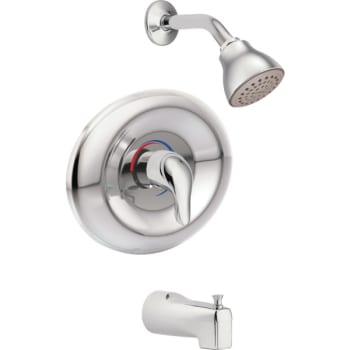 Moen Chateau Chrome Posi-Temp Tub-Shower Kit | HD Supply