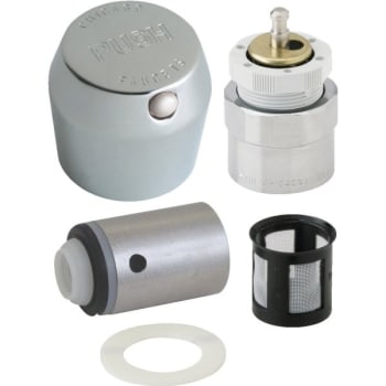 Chicago Faucets 1-3/4" Mvp Metering Push Handle Retrofit Kit | HD Supply