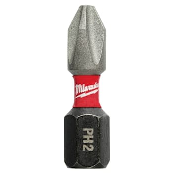 Milwaukee Shockwave Impact Duty 1 In Phillips #2 Alloy Steel Bit ...