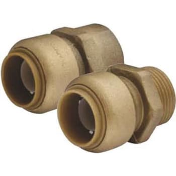 Cash Acme 3/8 In X 1/2 In Brass Push-To-Connect Reducing Connector X ...