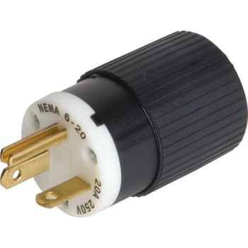 Straight Blade 20 Amp 250 Volt Plug | HD Supply