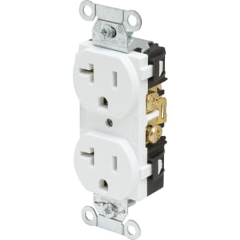 Commercial Grade White 20A 120V Outlet | HD Supply