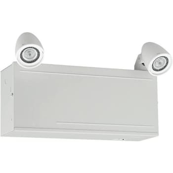 Hubbell Lighting Dual-Lite 33 W Integrated LED White Emergency Light W ...