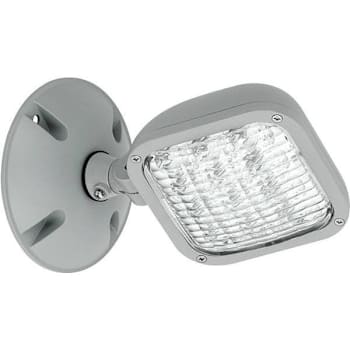 Hubbell Lighting Dual-Lite 1-Light White LED Emergency Light Outdoor ...