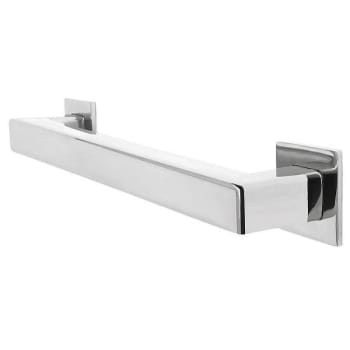 Preferred Bath Decorative Square ADA Grab Bar 36 X 1.25" Bright ...