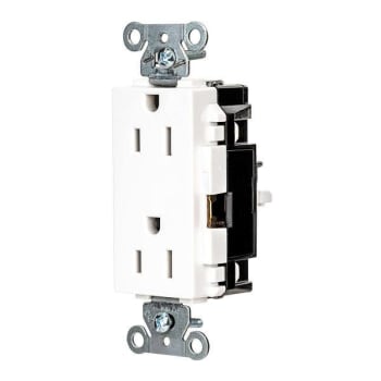 Hubbell Wiring Devices® Edgeconnect™ 15a 125v Xhd Spc Deco Rec Wht ...