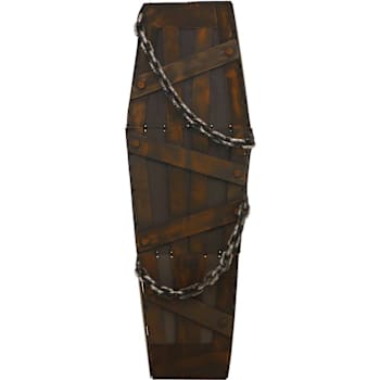 Haunted Hill Farm 5' Animatronic Shaking Casket, Red Led, Battery ...