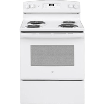 Gea GE ENERGY STAR 30 In. 5.0 cu. ft. Coil Electric Freestanding Range ...