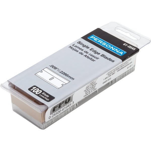 Personna Single-Edge Razor Scraper Refill Blades Package Of 100 | HD Supply