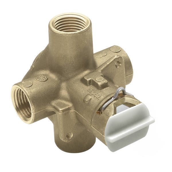 What is the "with plug" option on Moen shower valves? Ex. Part #62300 ...