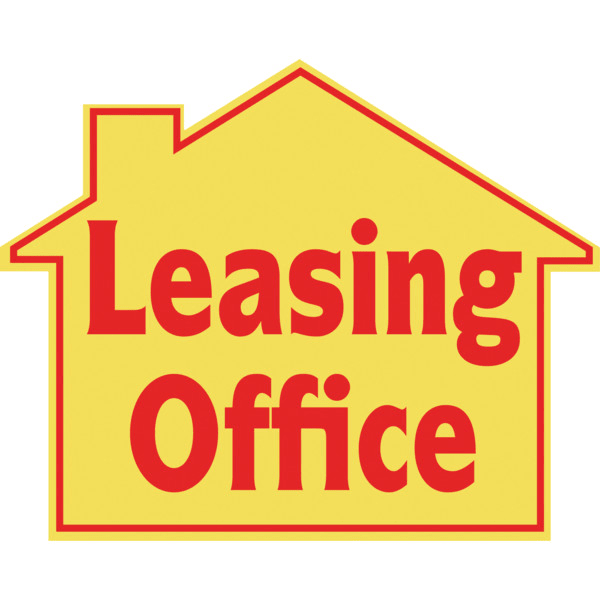 Promotional Leasing Office House Sign, 22-1/2 x 18 | HD Supply