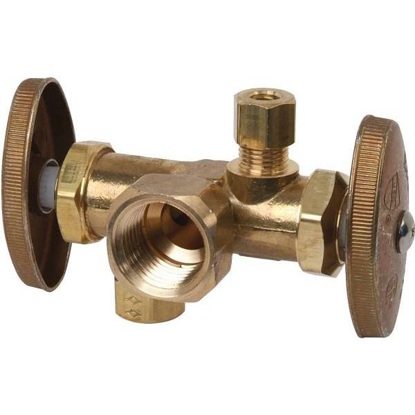 Brasscraft 1/2 In Fip Inlet X 3/8 In Od Comp Multi-Turn Angle Valve | HD Supply