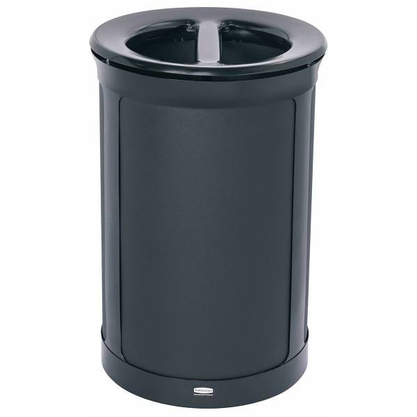 Rubbermaid Commercial Enhance 23 Gal Round Dual Stream Indoor Trash Can ...