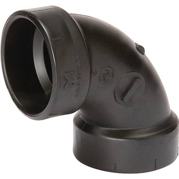 Nibco 1-1/2" Abs Dwv 90-Degree Hub X Hub Elbow | HD Supply