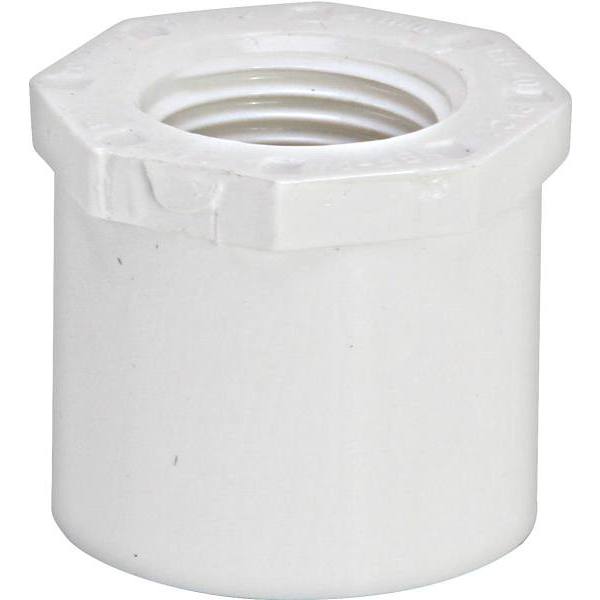 ProPlus 1-1/2 In. X 3/4 In. PVC Sch 40 Slip X FIP Bushing | HD Supply