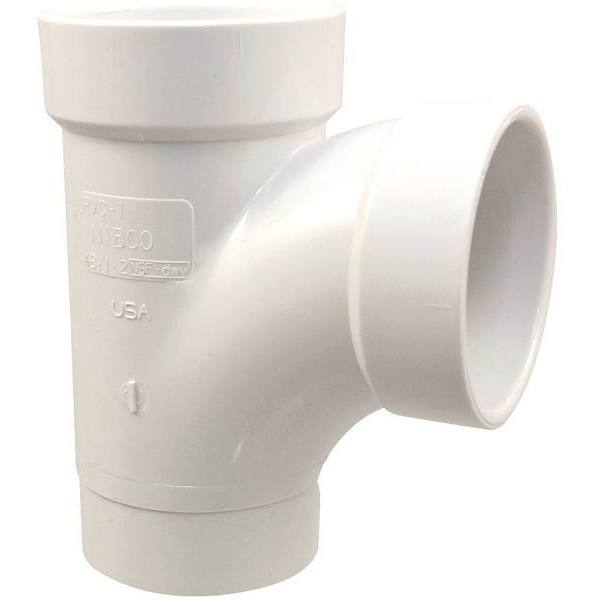 Nibco 3 In. DWV PVC Spigot X Hub X Hub Sanitary Street Tee | HD Supply