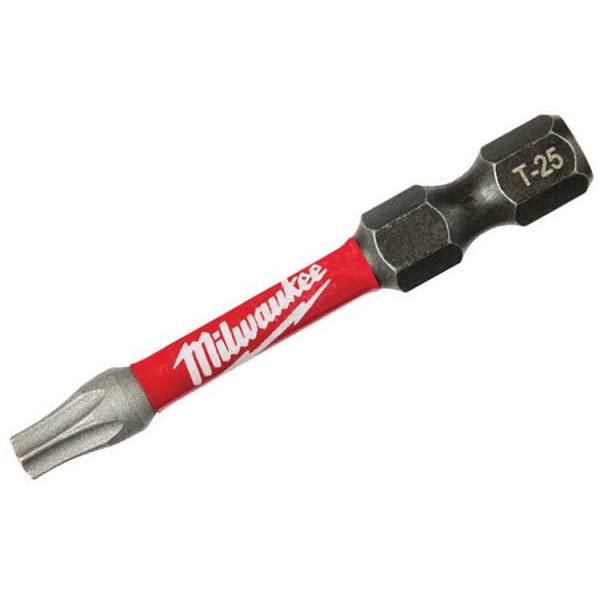 Milwaukee Shockwave Impact Duty 2 In T25 Torx Alloy Steel Screw Driver
